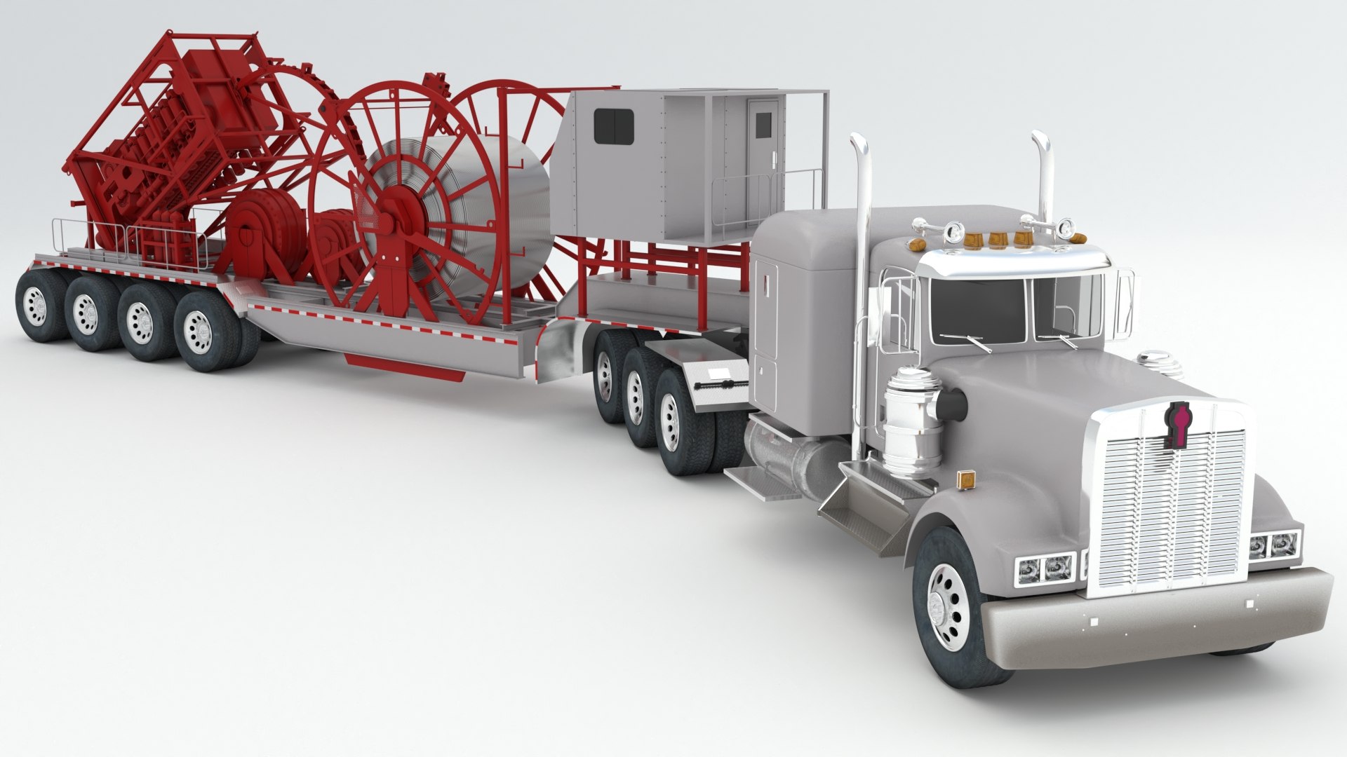 Coiled Tubing Unit 3D Model - TurboSquid 1746900