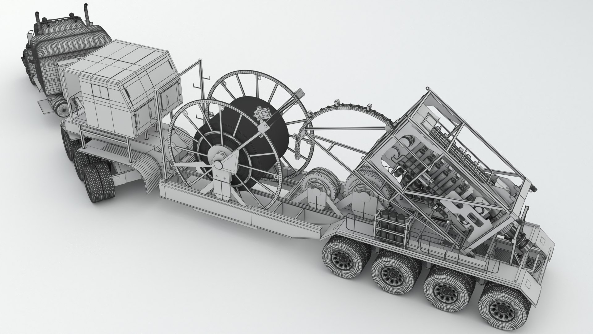 Coiled Tubing Unit 3D Model - TurboSquid 1746900