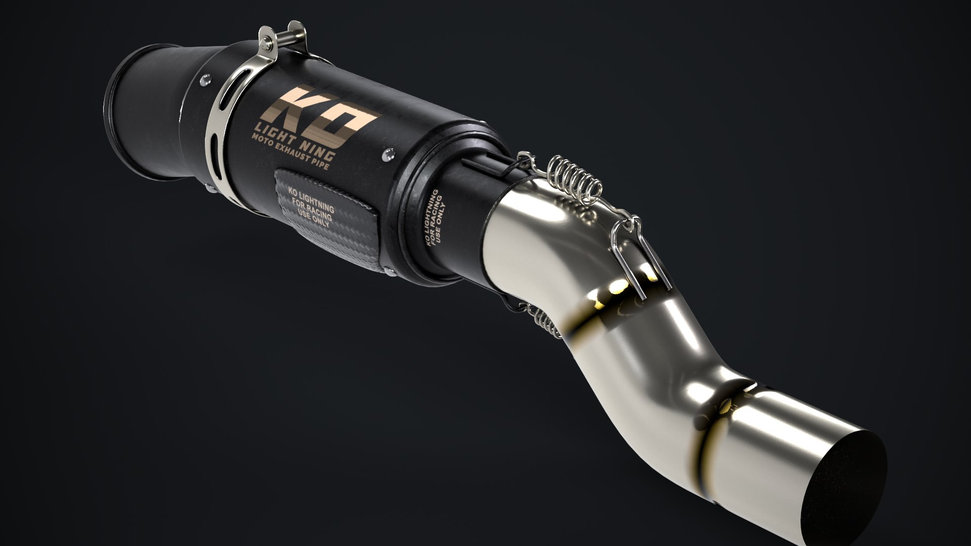 Exhaust Muffler 3D - TurboSquid 2096973