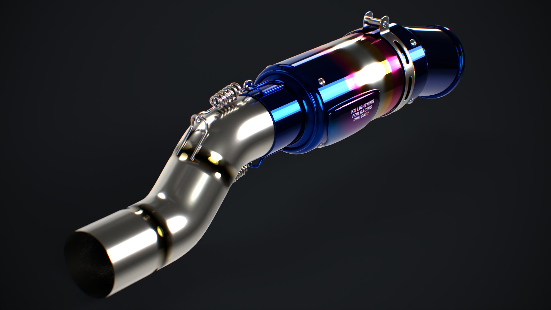 Exhaust Muffler 3D - TurboSquid 2096973