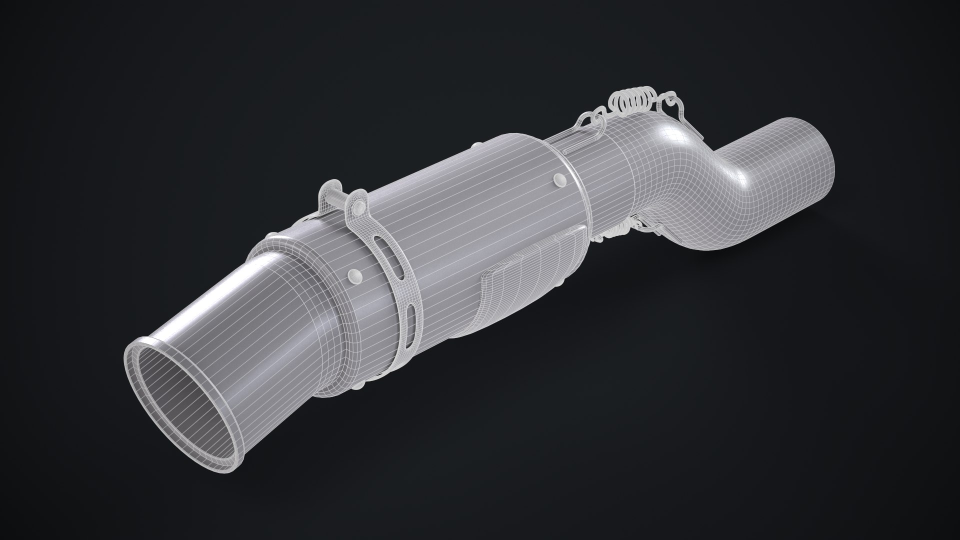 Exhaust Muffler 3D - TurboSquid 2096973