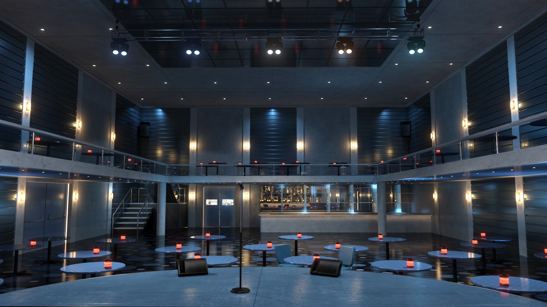 VR Theater Stand Up Comedy 3D Model - TurboSquid 2018197