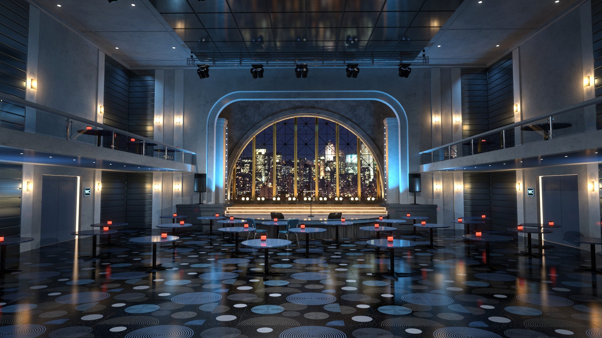 VR Theater Stand Up Comedy 3D Model - TurboSquid 2018197