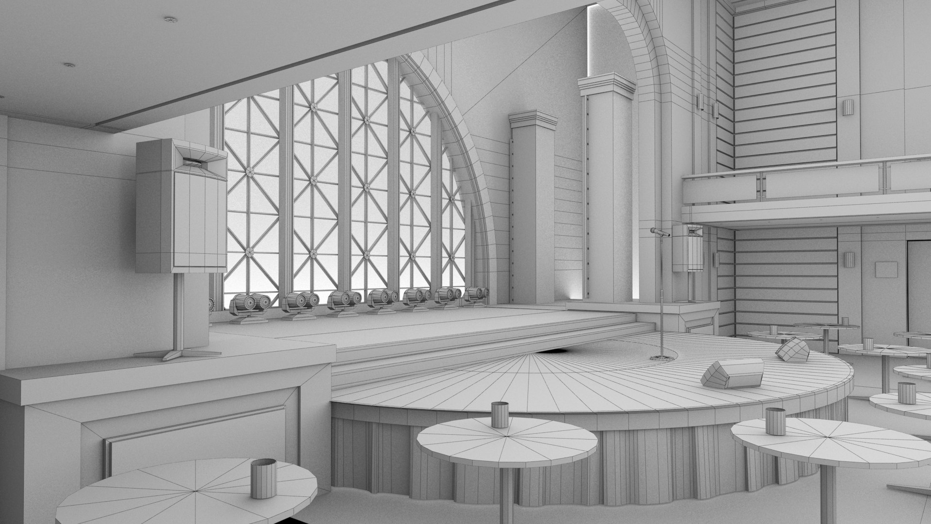 VR Theater Stand Up Comedy 3D Model - TurboSquid 2018197