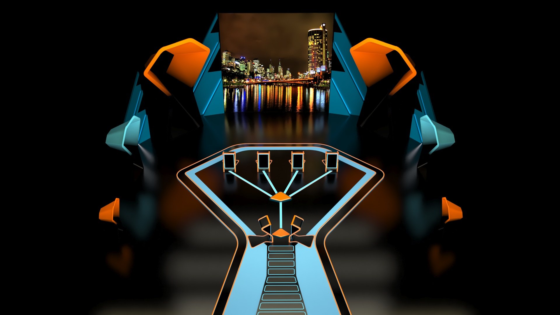 3D Tv Studio Competition Design - TurboSquid 1901299
