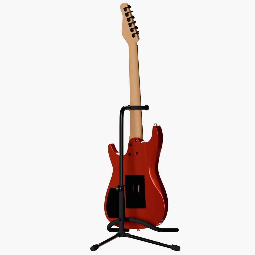 Fender Super Strat Electric Guitar 3D model - TurboSquid 2136545