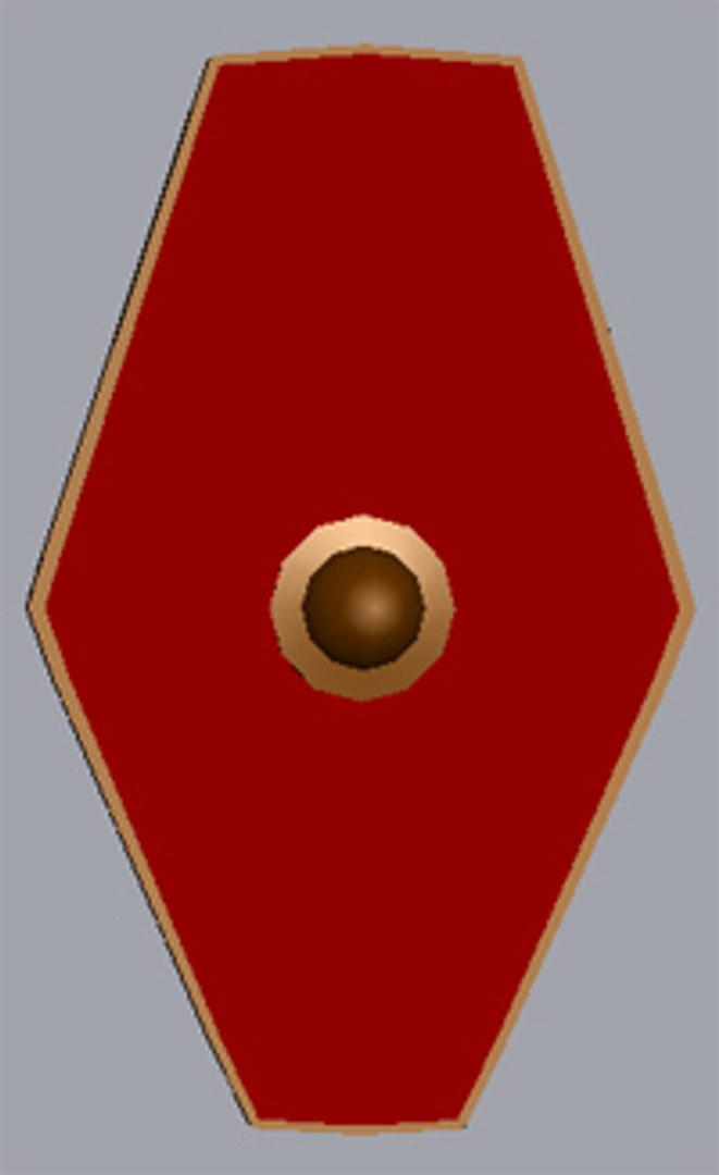 Praetorian Guard Shield 3d 3ds