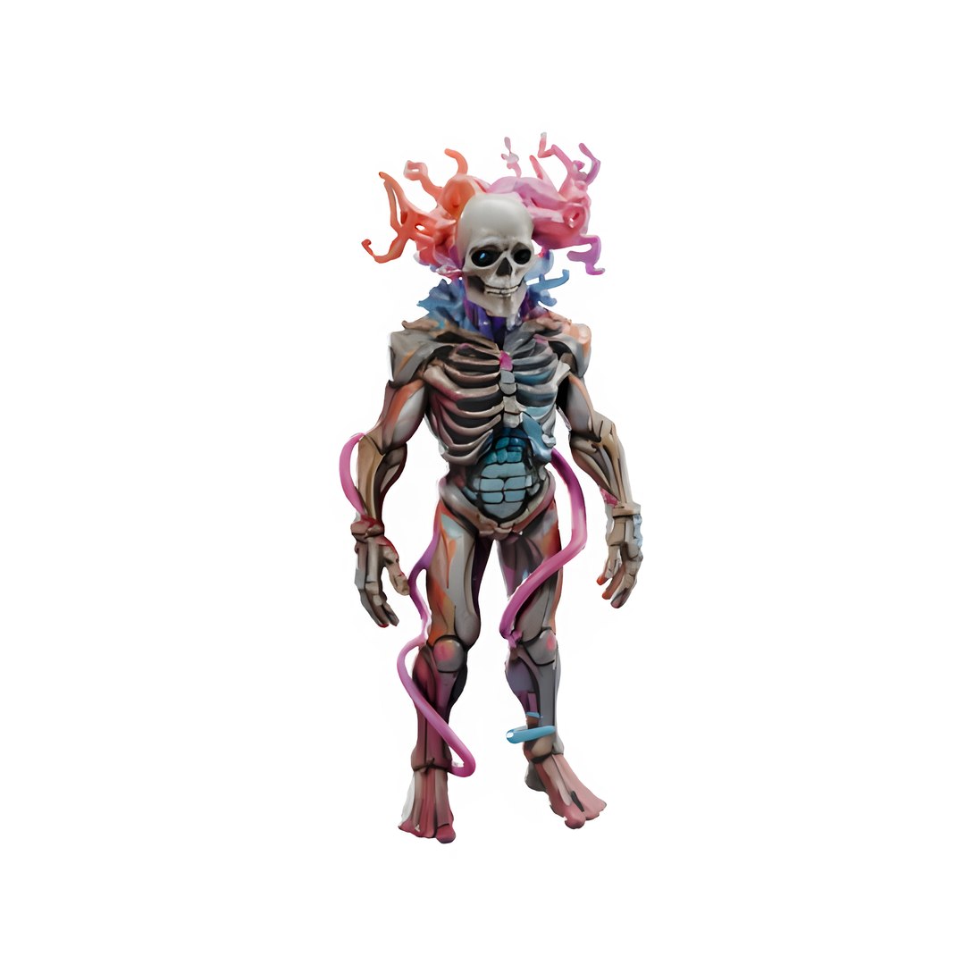 3D Model Fantasy Creatures Collection - Skeletal Warrior Forest Imp And ...