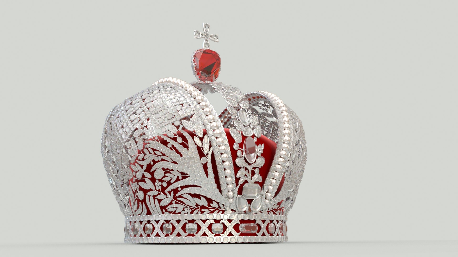 3D The Imperial Crown Of Russia Model - TurboSquid 1896081