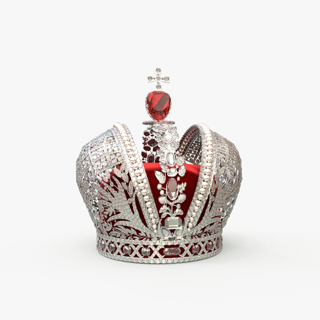 3D The Imperial Crown of Russia model - TurboSquid 1896081
