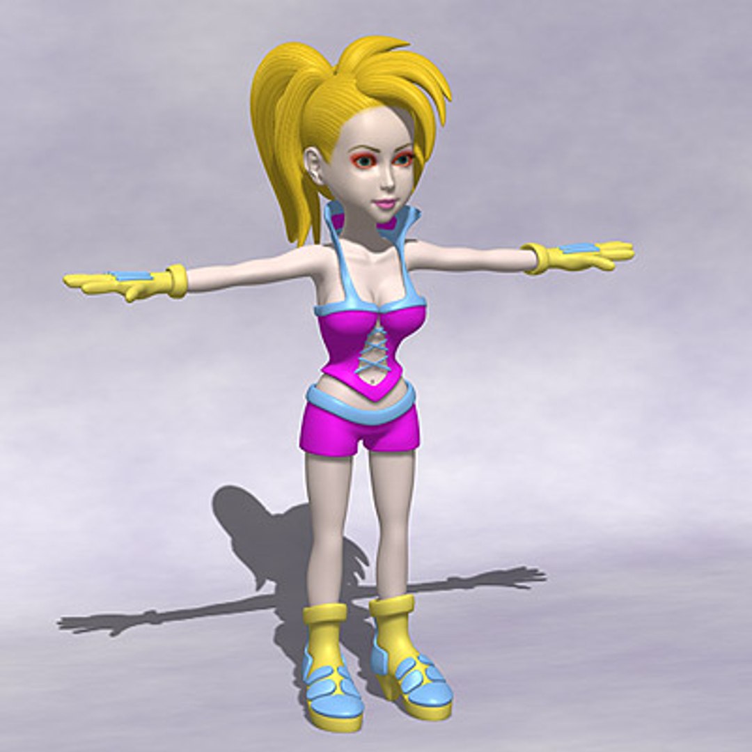 Cinema4d Girl Female Woman