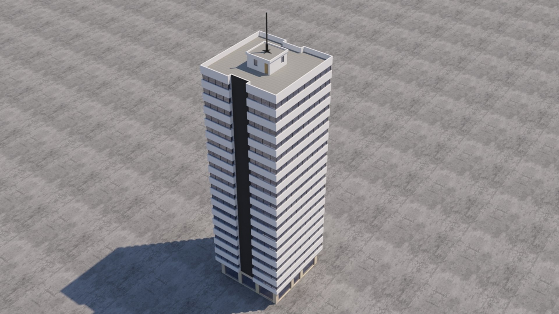 3D Building Skyscraper Model - TurboSquid 1477564