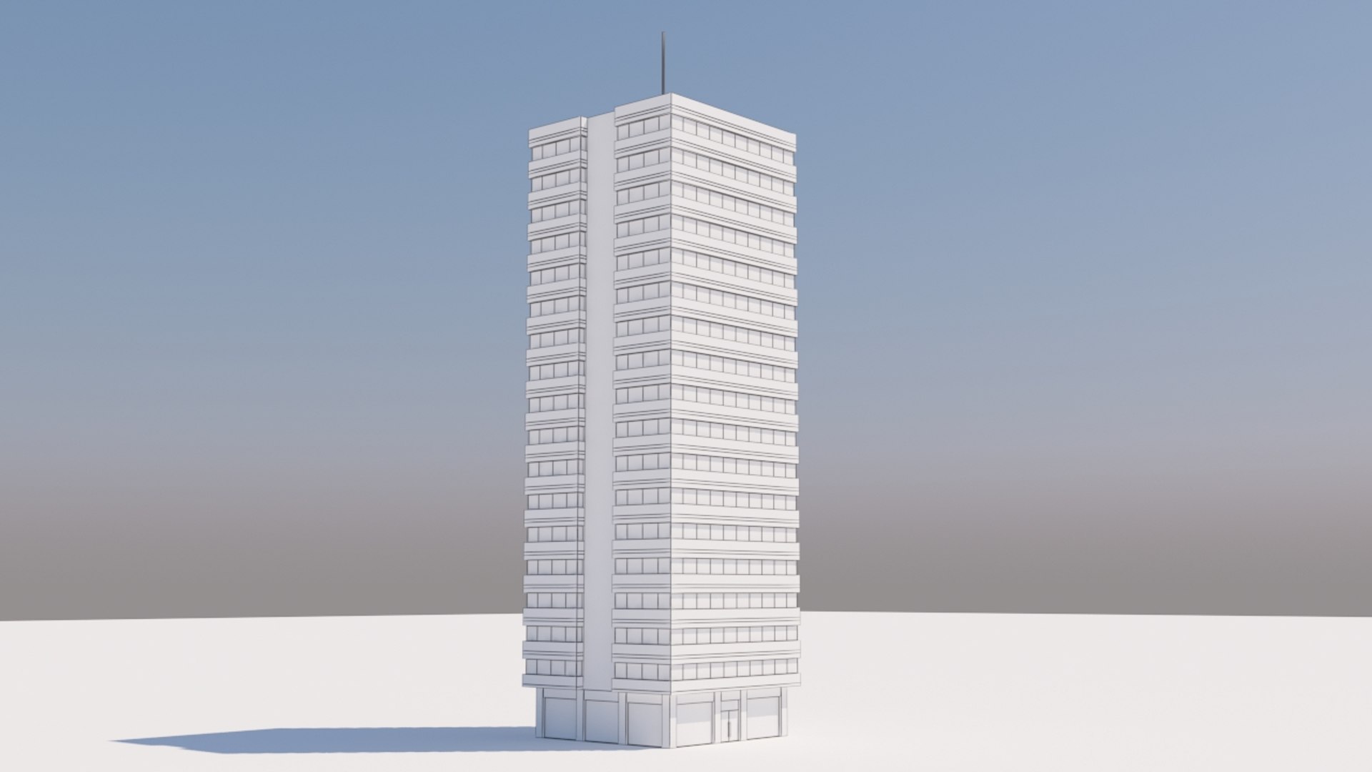 3D Building Skyscraper Model - TurboSquid 1477564