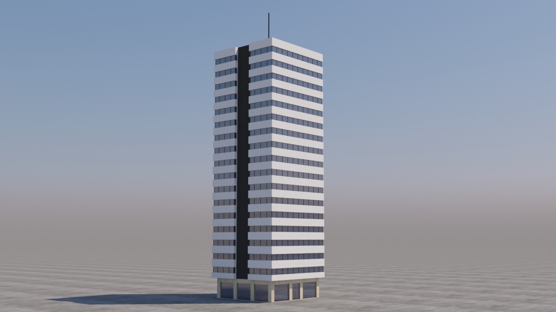 3D Building Skyscraper Model - TurboSquid 1477564