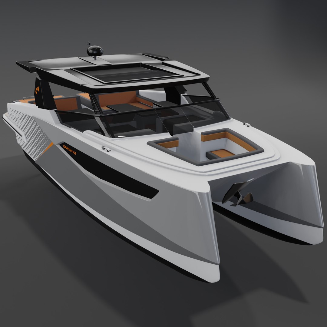3D Dracan 42 Powercat Model - TurboSquid 2352676