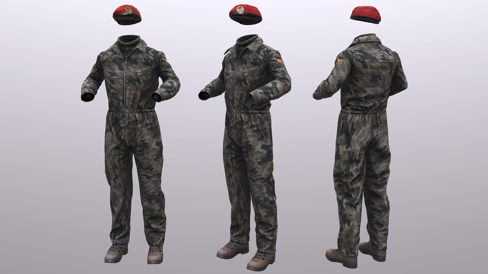 3D German Soldier - TurboSquid 1566365