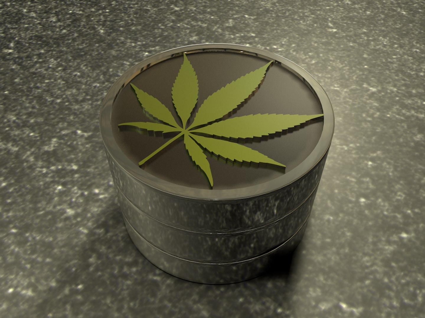 3d Model Herbal Grinder