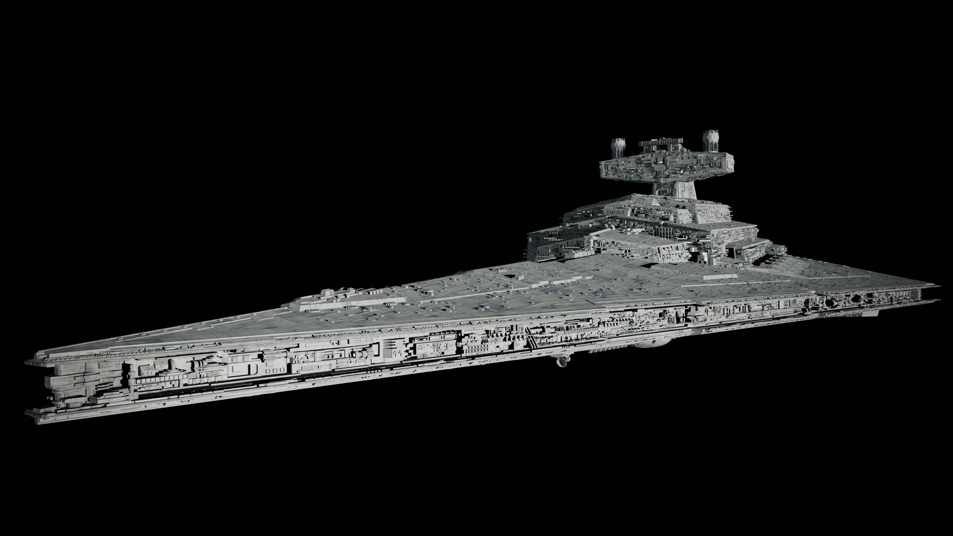 3D Model Star Wars Star Destroyer - TurboSquid 2284757