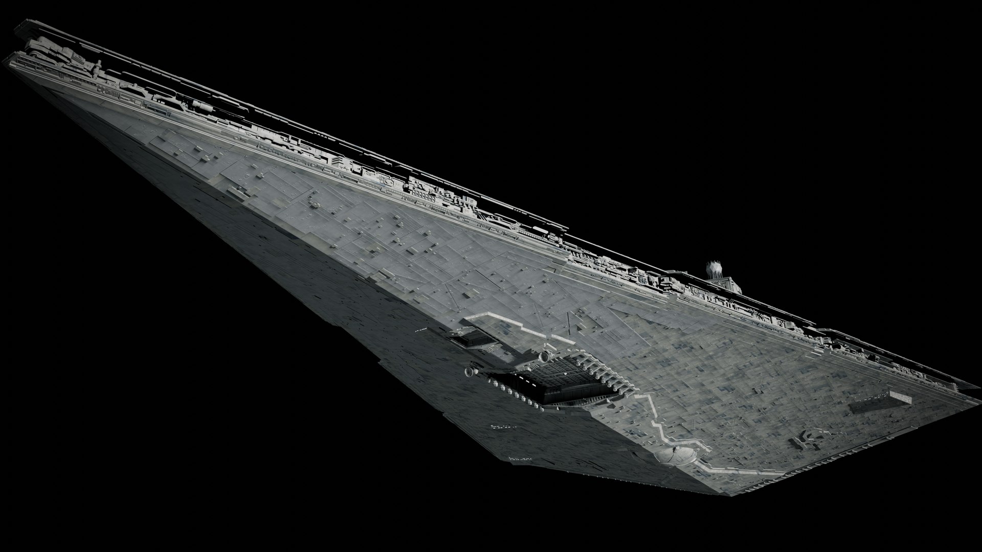 3D Model Star Wars Star Destroyer - TurboSquid 2284757