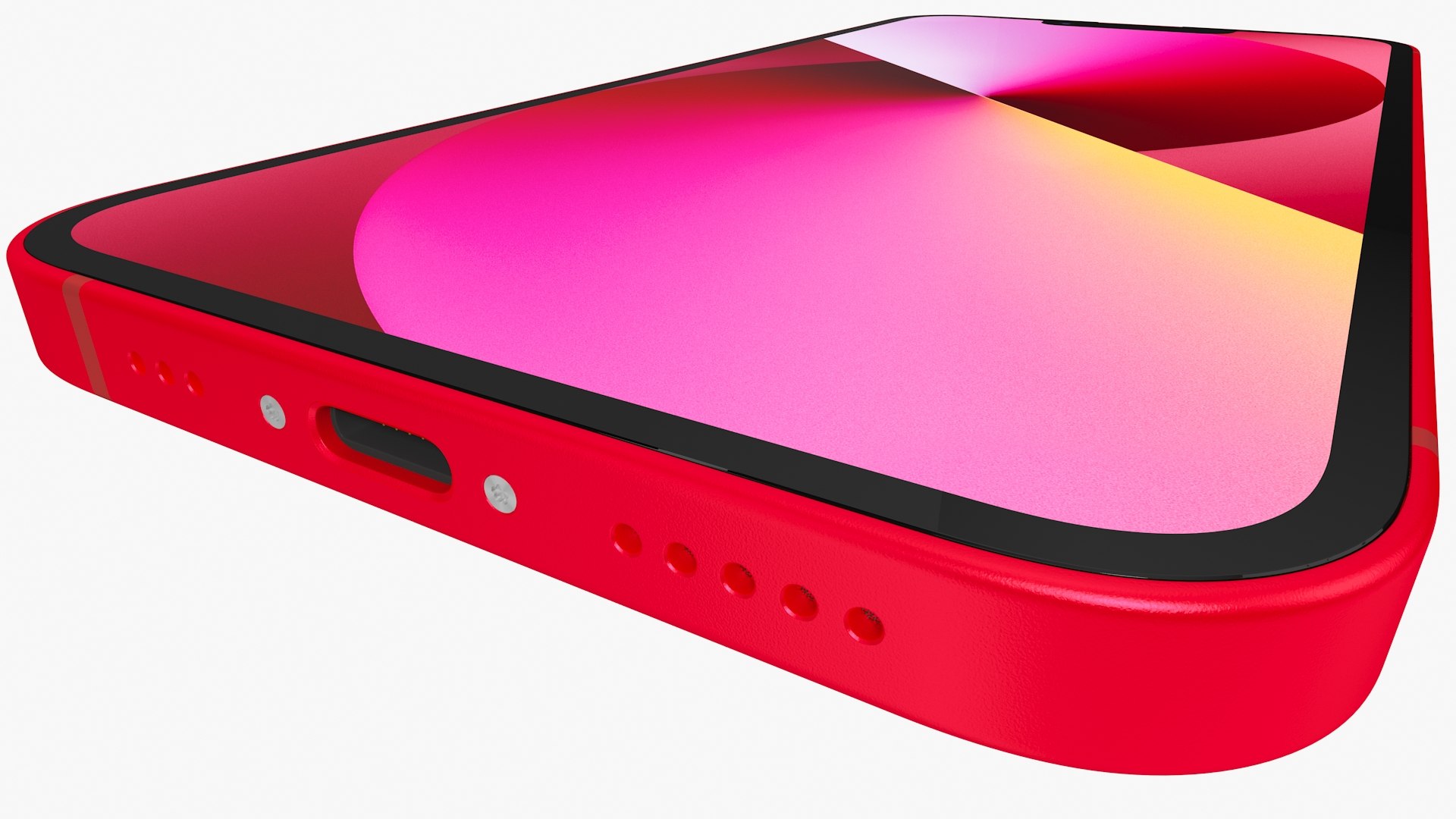 Apple iPhone 13 Red model - TurboSquid 1788492