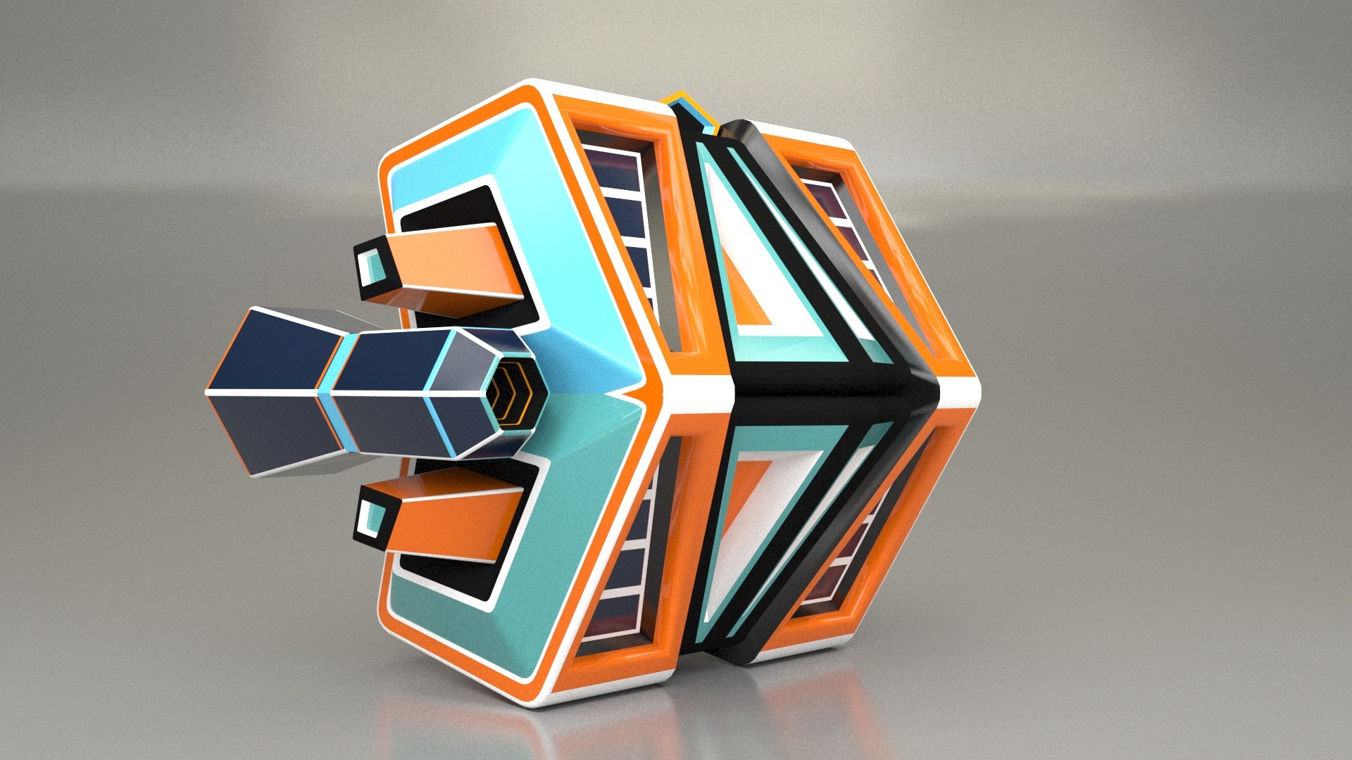 Game Character Robot Head 3D Model - TurboSquid 1790417