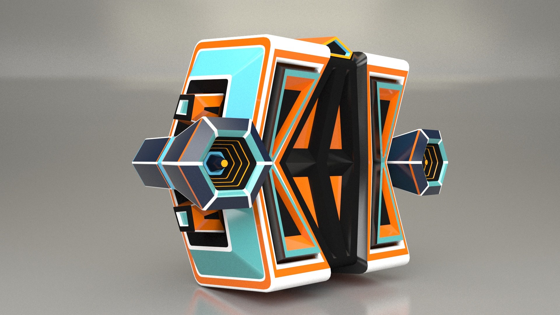 Game Character Robot Head 3D Model - TurboSquid 1790417