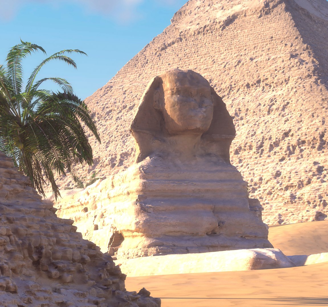 Pyramids Desert 3D Model - TurboSquid 2035966
