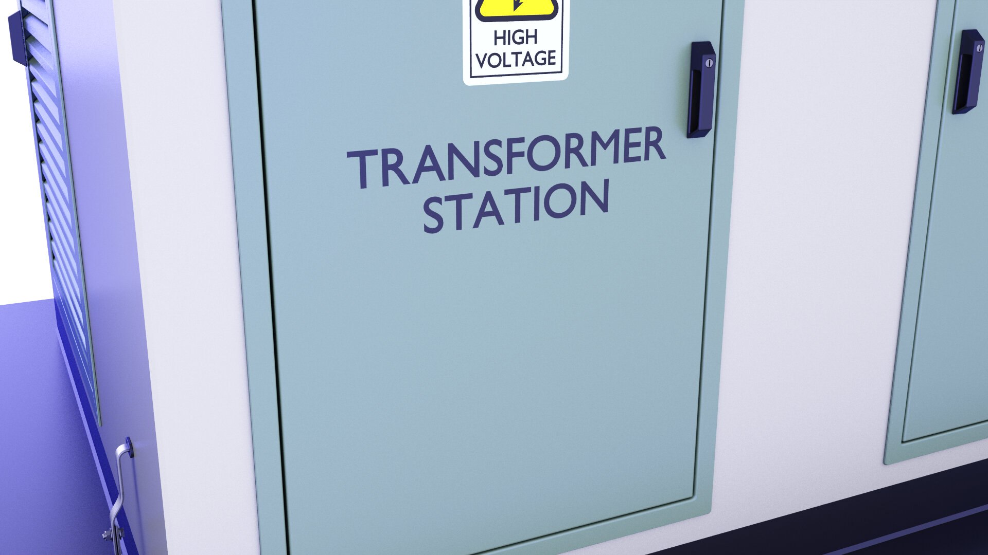 Compact MV Transformer Station 25 Model - TurboSquid 2394597