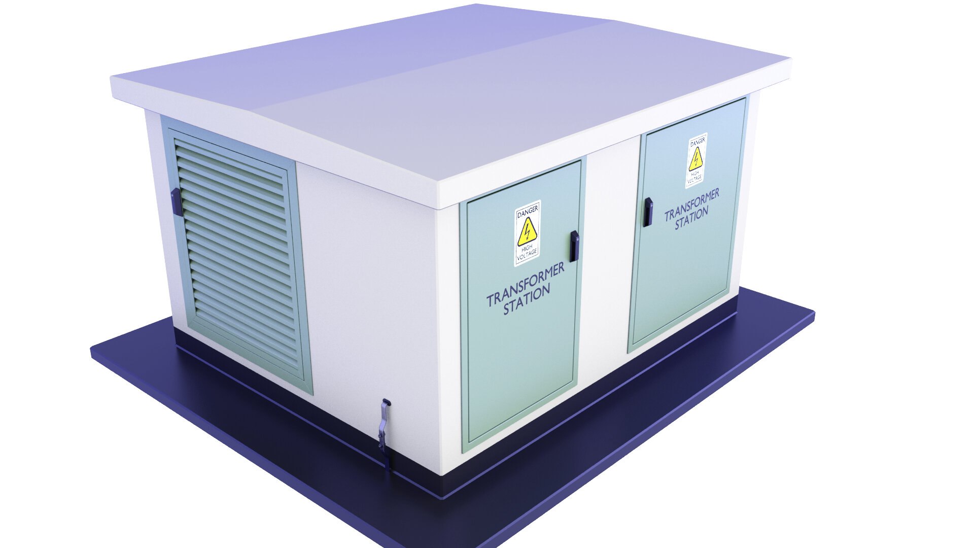 Compact MV Transformer Station 25 Model - TurboSquid 2394597