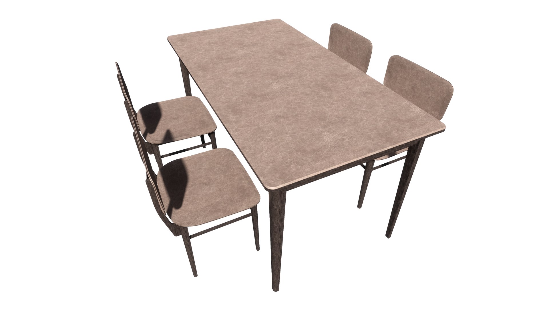 3D Model Table And Chair - TurboSquid 1985012