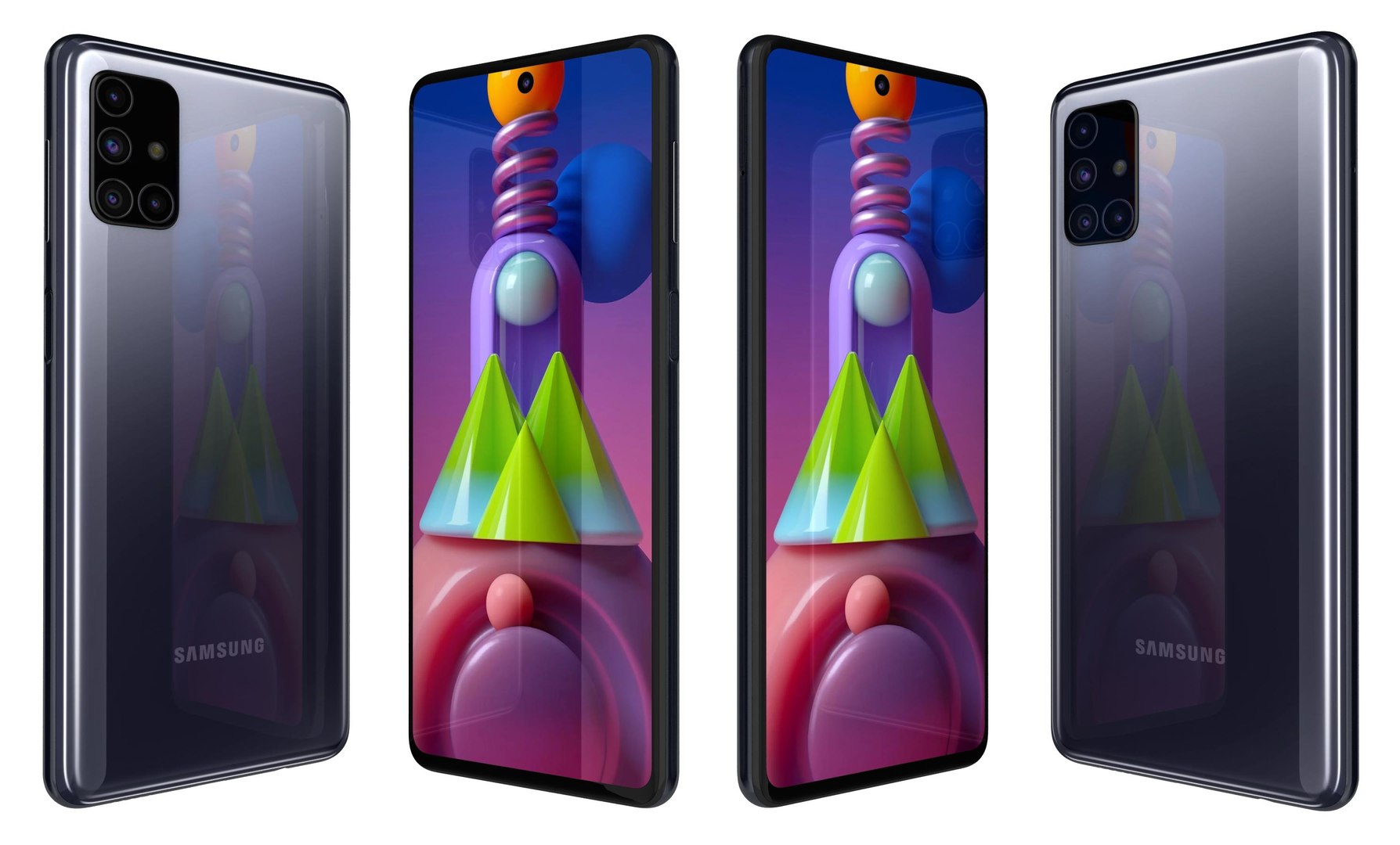 3D samsung galaxy m51 colors model - TurboSquid 1625375
