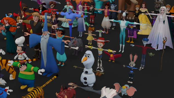 Disney Pack 59 in 1 model - TurboSquid 1850651