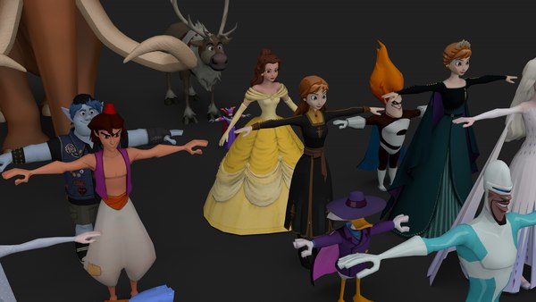 modelo 3d Paquete Disney - TurboSquid 1850651