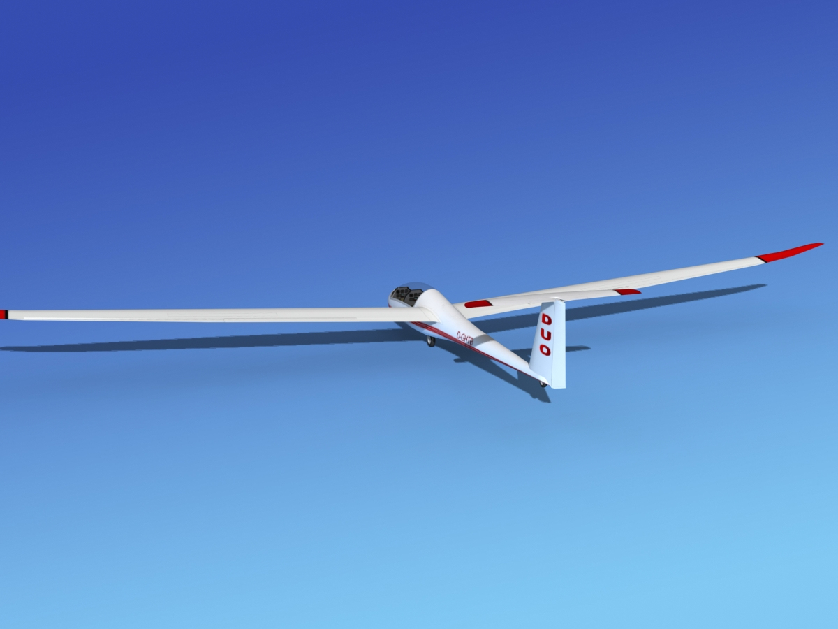 3d discus duo sailplane plane