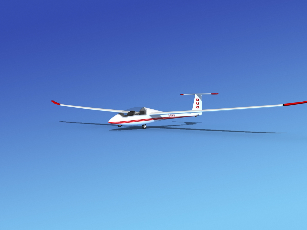 3d discus duo sailplane plane
