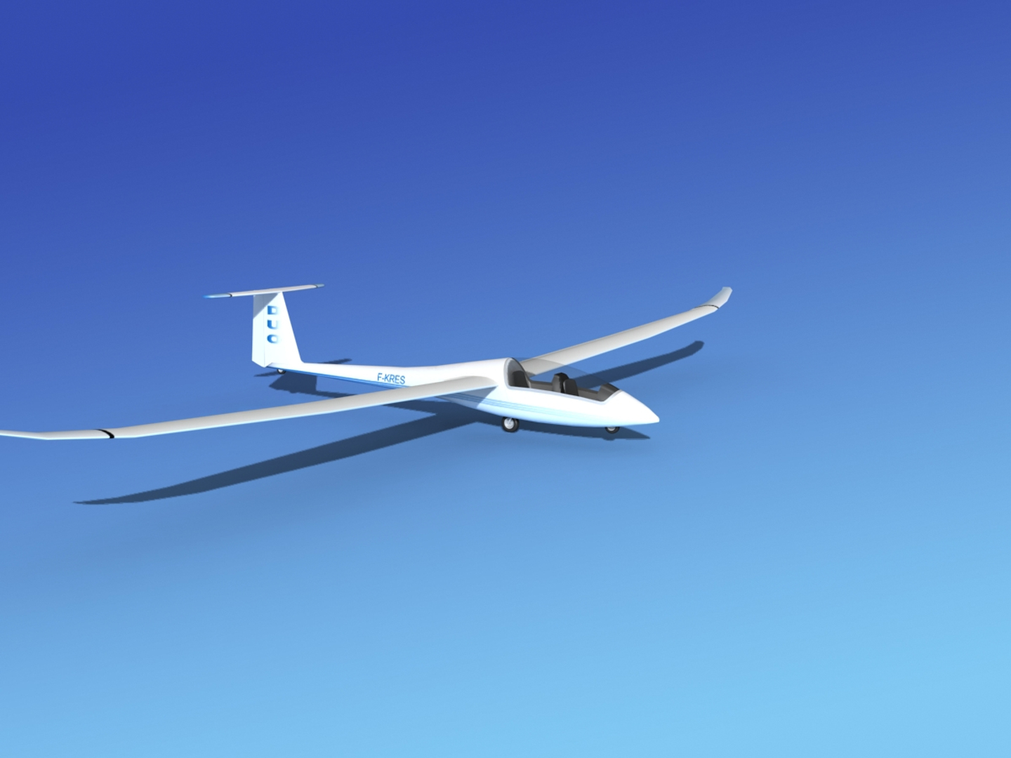 3d discus duo sailplane plane