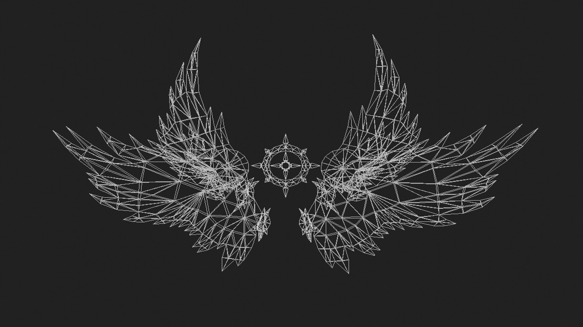 Golden Wing Model - TurboSquid 1969728