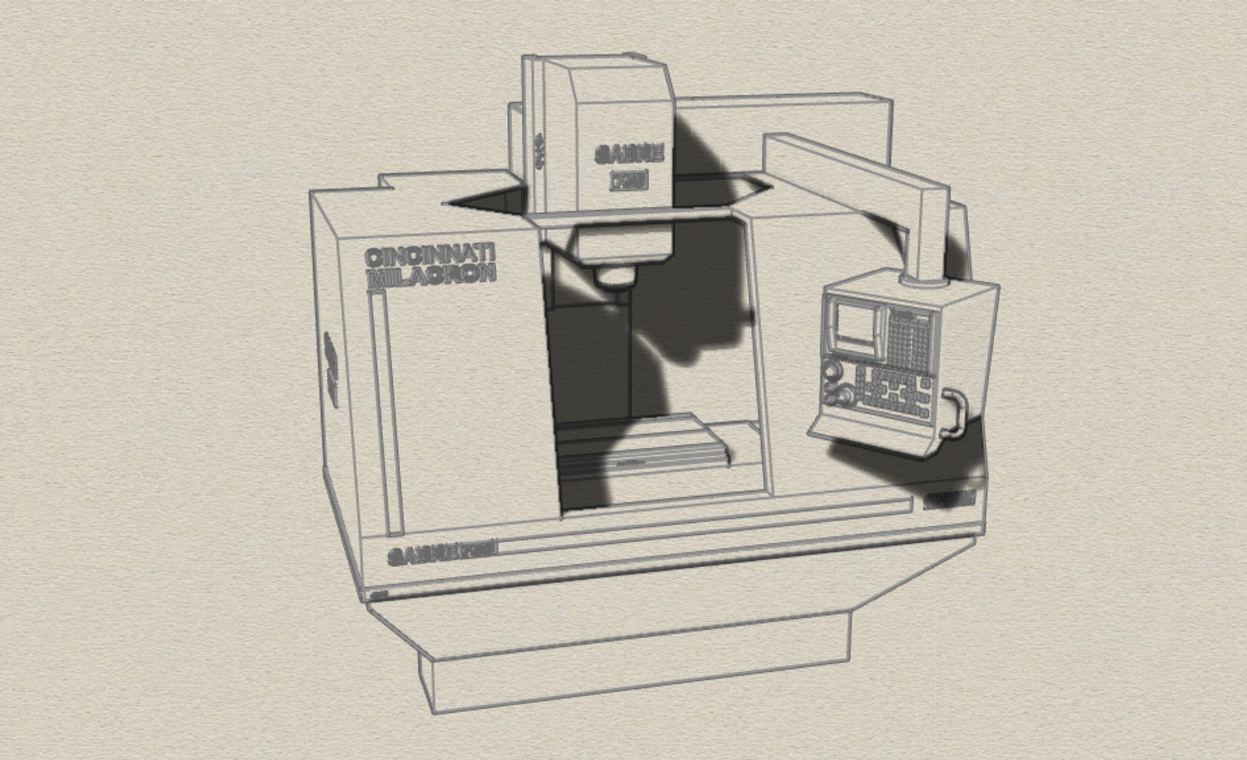 Machine Cnc 3D Model - TurboSquid 1246534
