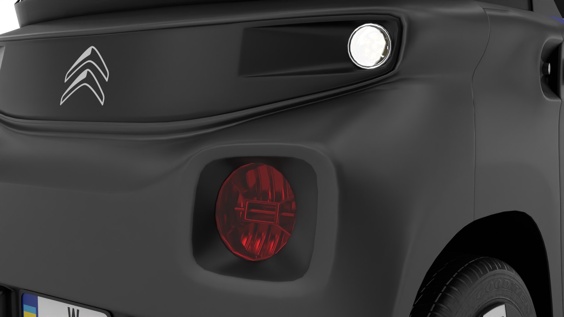 3D Citroen Ami 2020 Police Black - TurboSquid 2261627