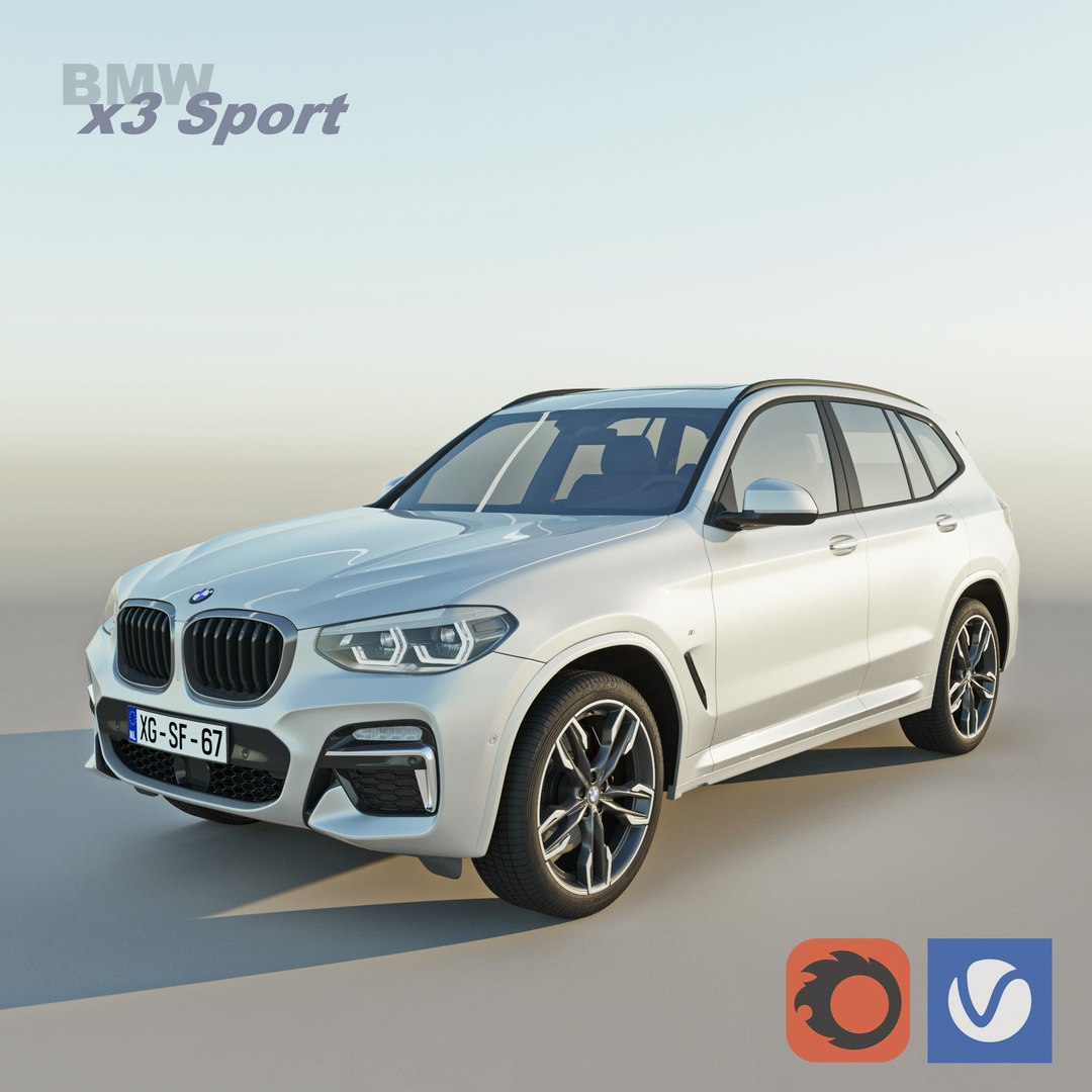 modelo 3d MW X3 M Sport 2018 BM - TurboSquid 2056189