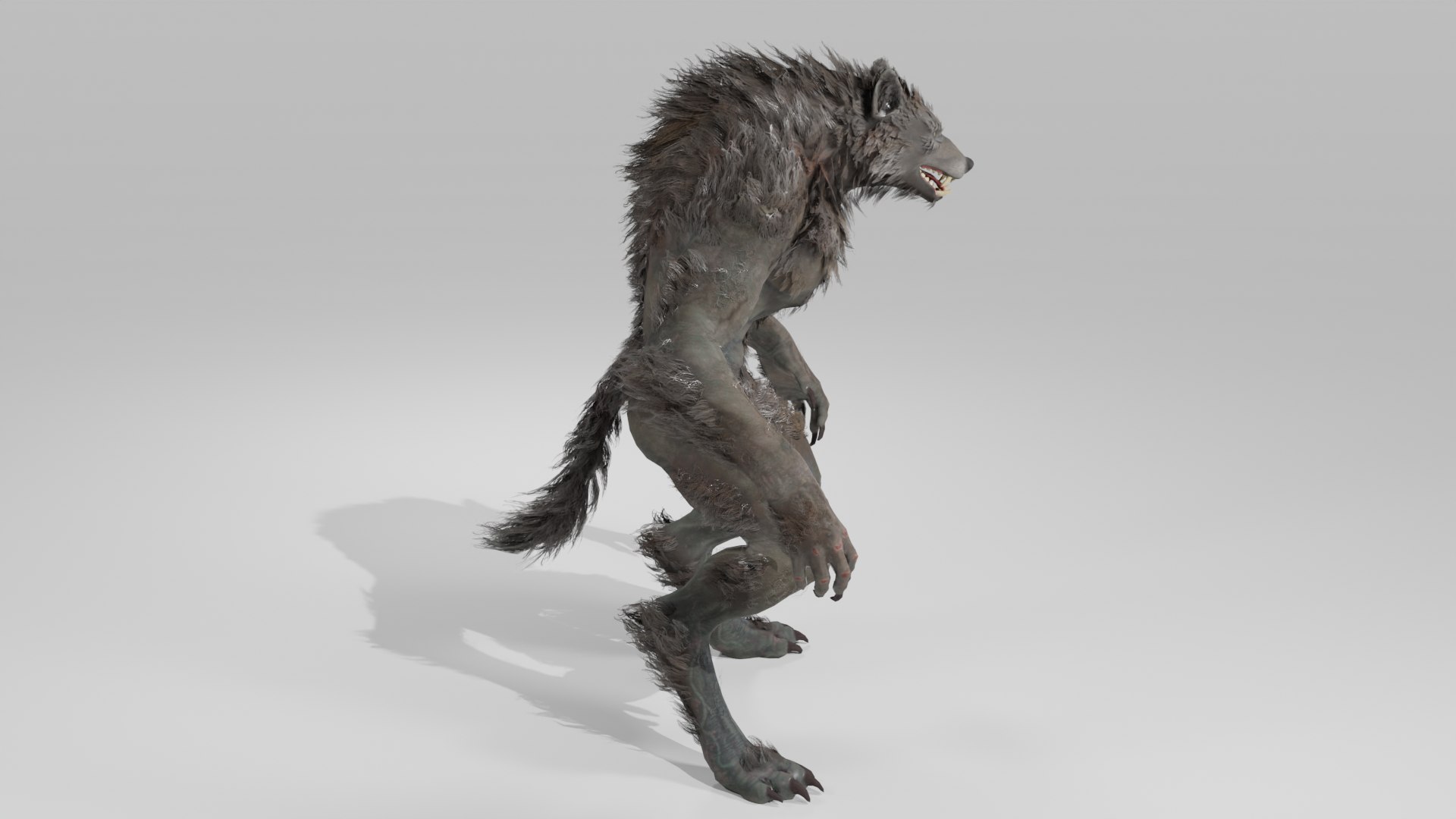 Detailed Werewolf - Rigged 3D Model - TurboSquid 2006488