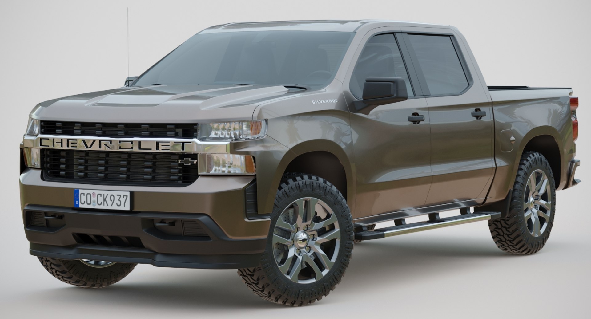 3D Chevrolet Silverado 2019 Custom - TurboSquid 1390449