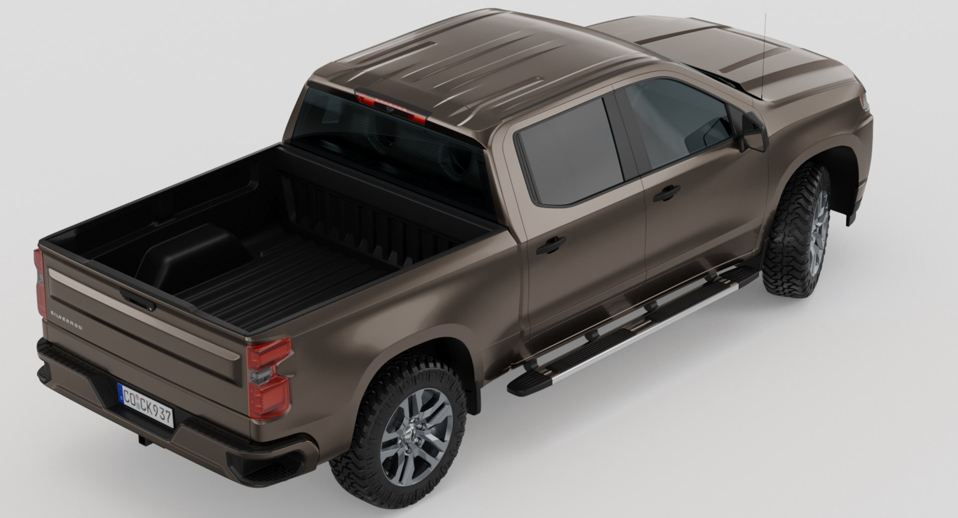 3D Chevrolet Silverado 2019 Custom - TurboSquid 1390449