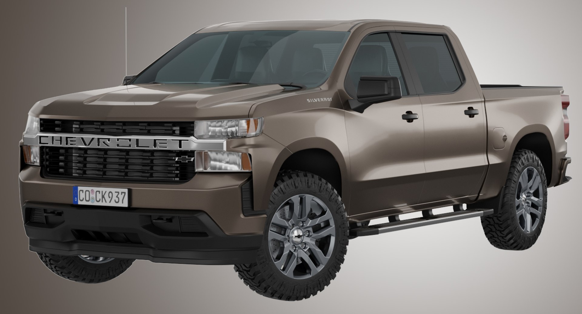 3D chevrolet silverado 2019 custom - TurboSquid 1390449