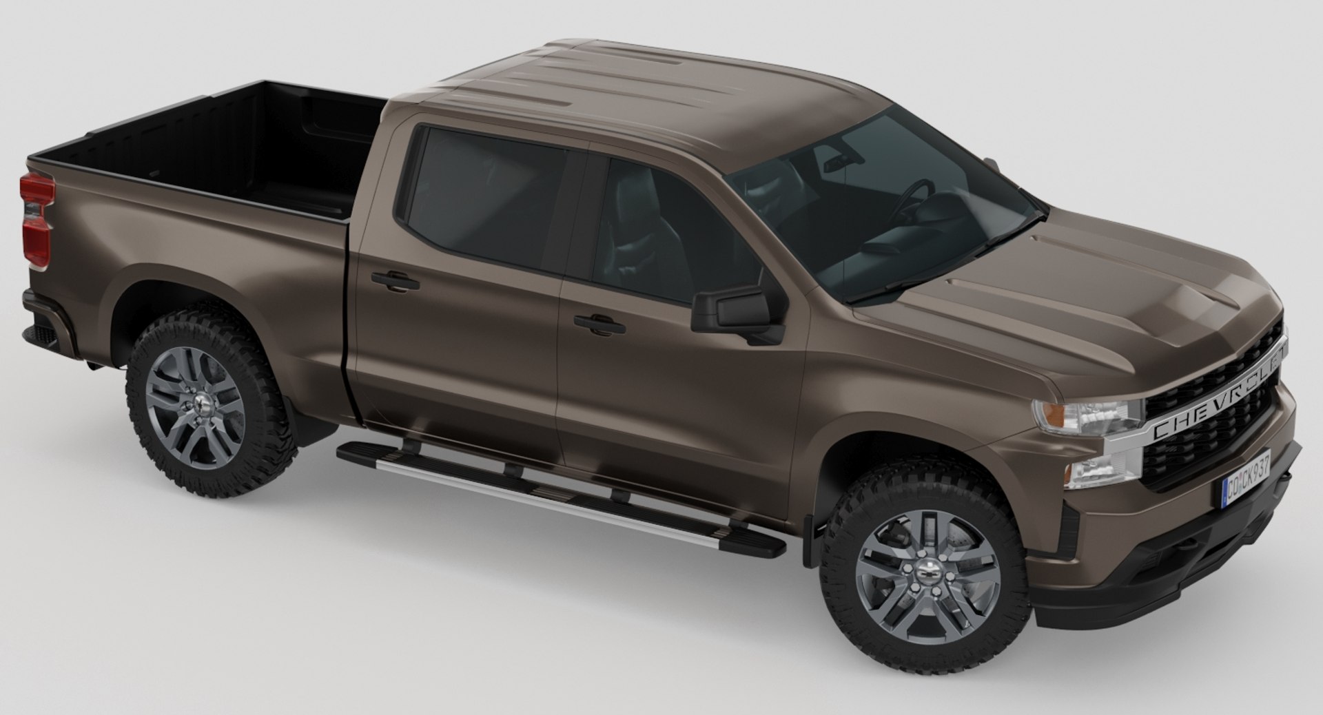 3D Chevrolet Silverado 2019 Custom - TurboSquid 1390449