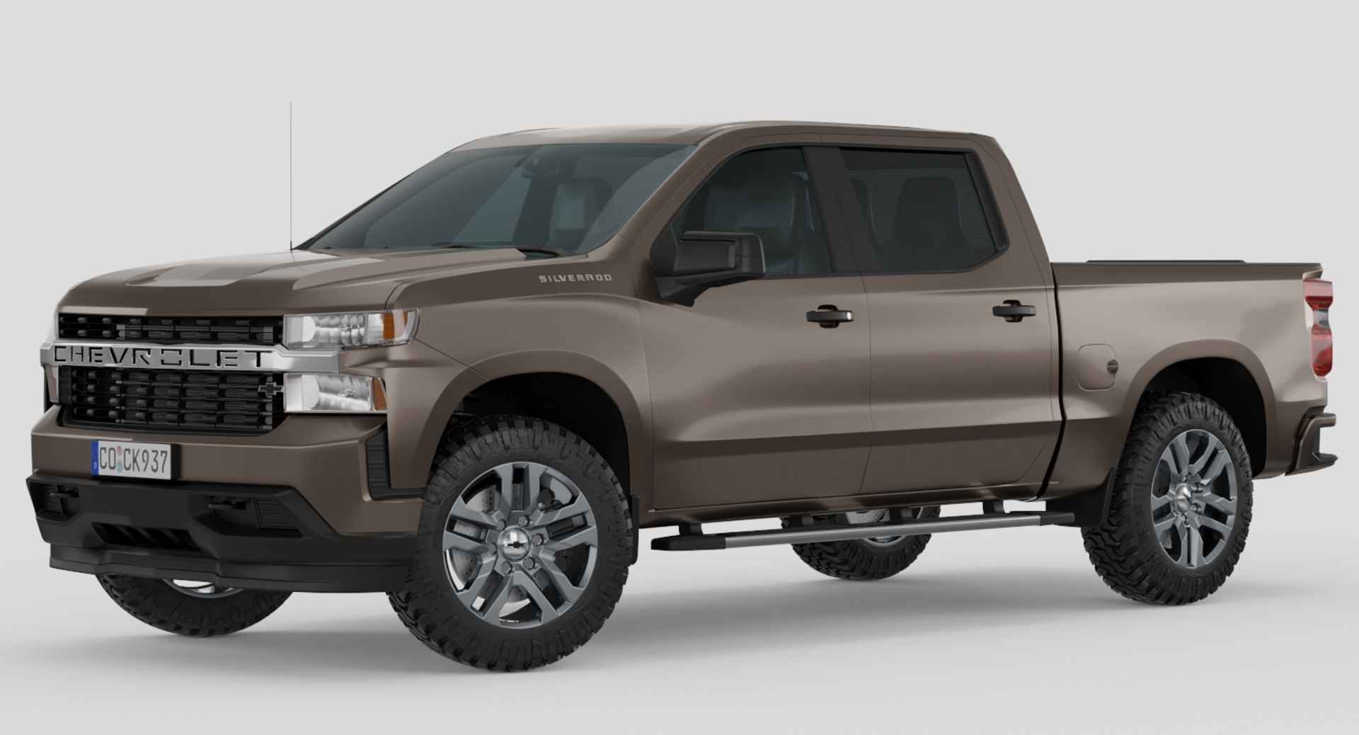 3D Chevrolet Silverado 2019 Custom - TurboSquid 1390449