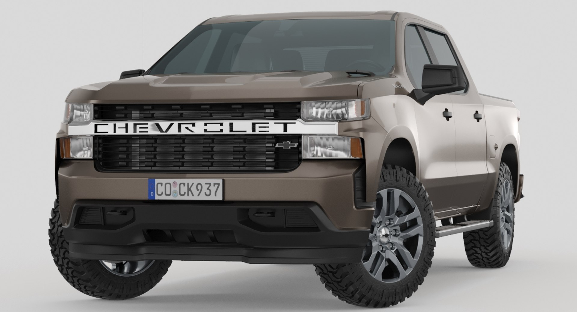 3D Chevrolet Silverado 2019 Custom - TurboSquid 1390449
