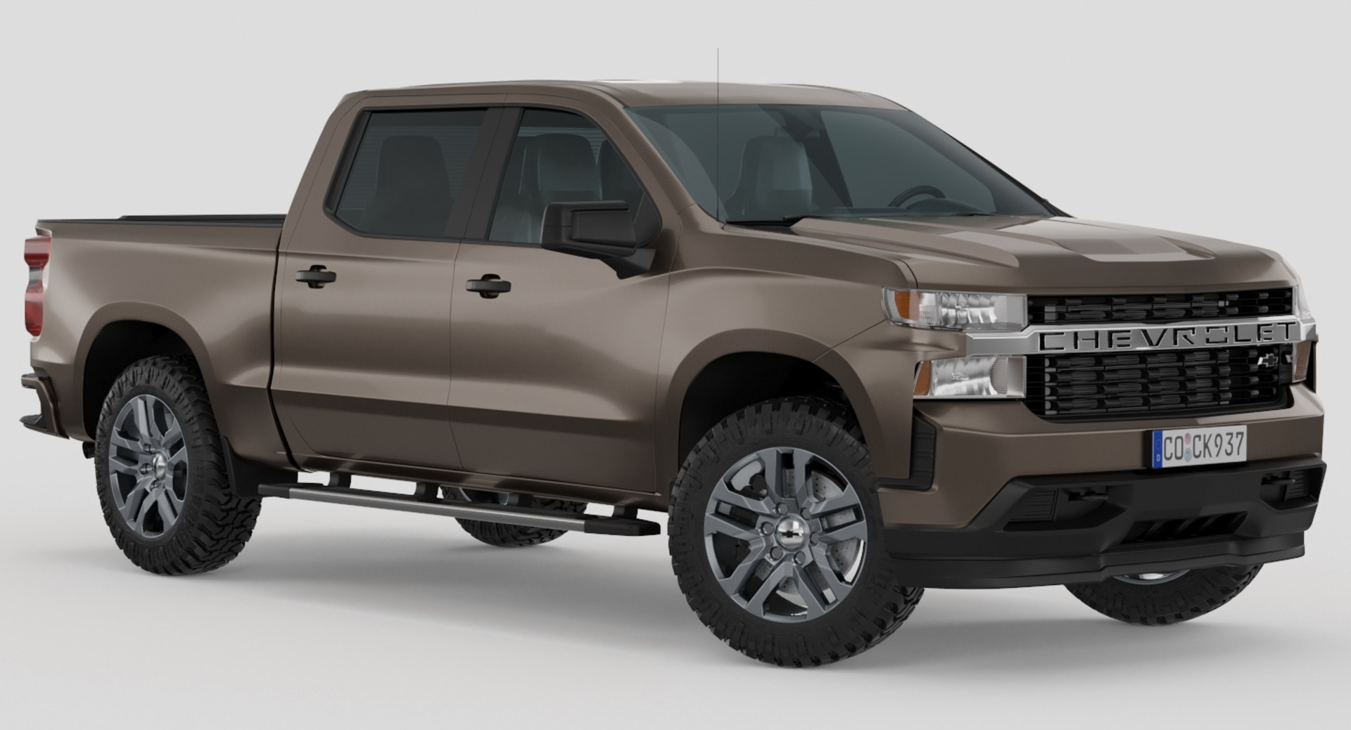 3D Chevrolet Silverado 2019 Custom - TurboSquid 1390449
