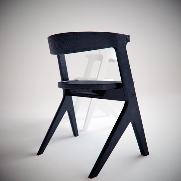 3d slab chair