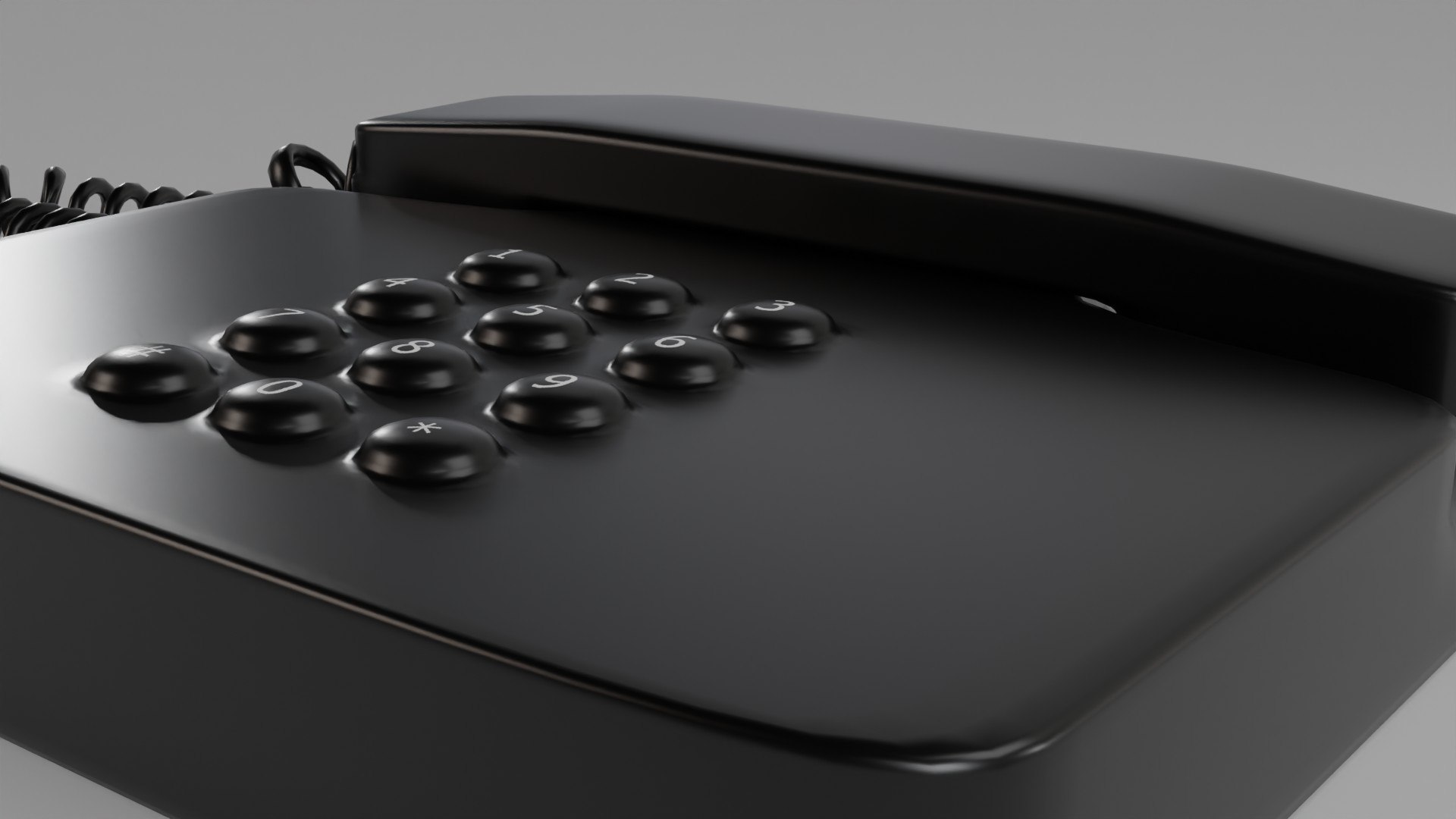 Free 3D Old Model Corded Phone Free 3D Model - TurboSquid 2073895